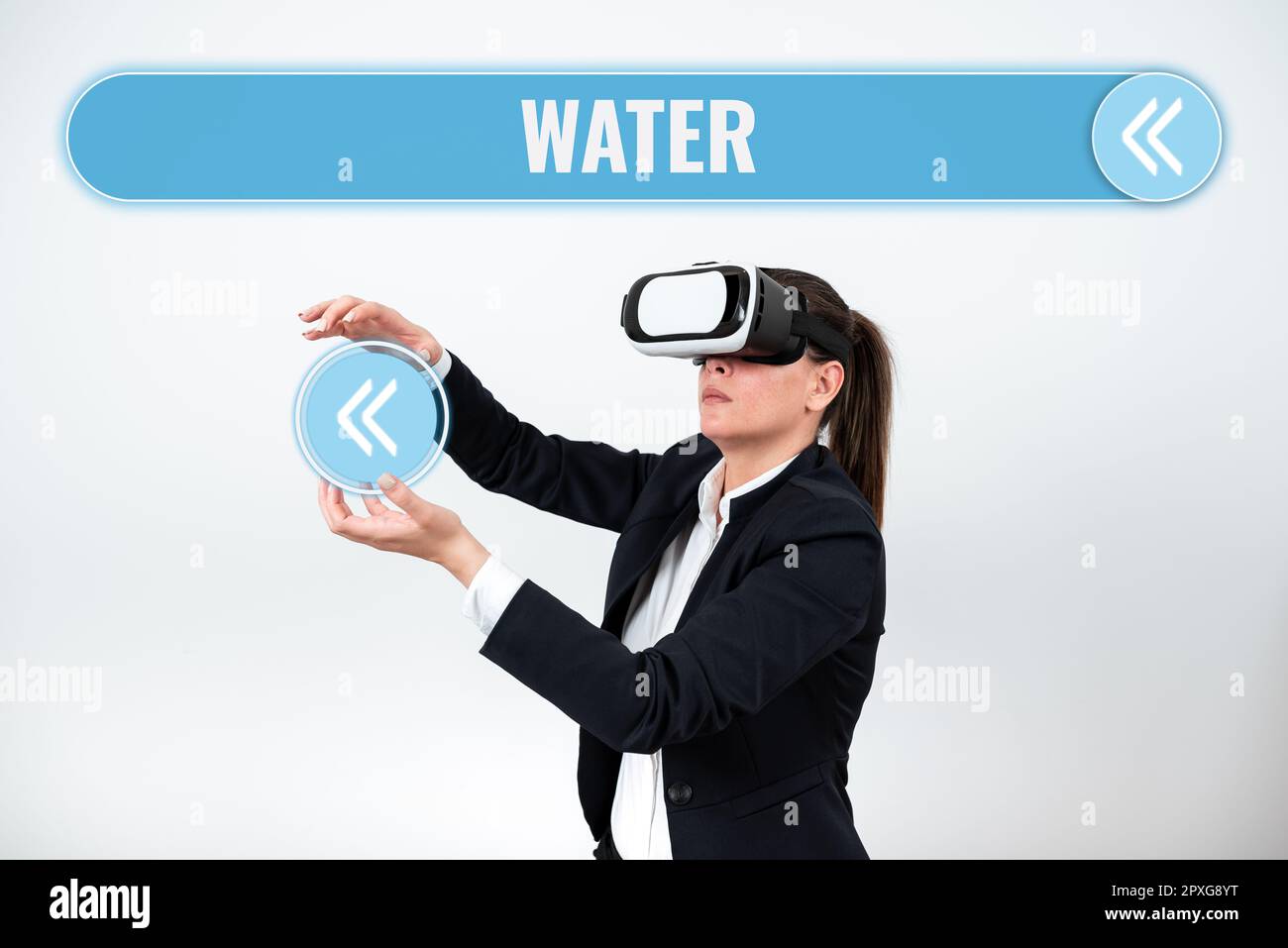 Conceptual display Water, Word for colourless transparent odourless ...