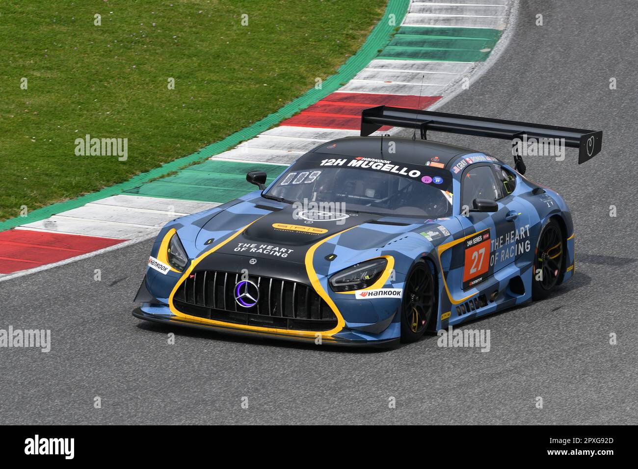 Scarperia, 23 March 2023: Mercedes-AMG GT3 of Team Heart of Racing by ...