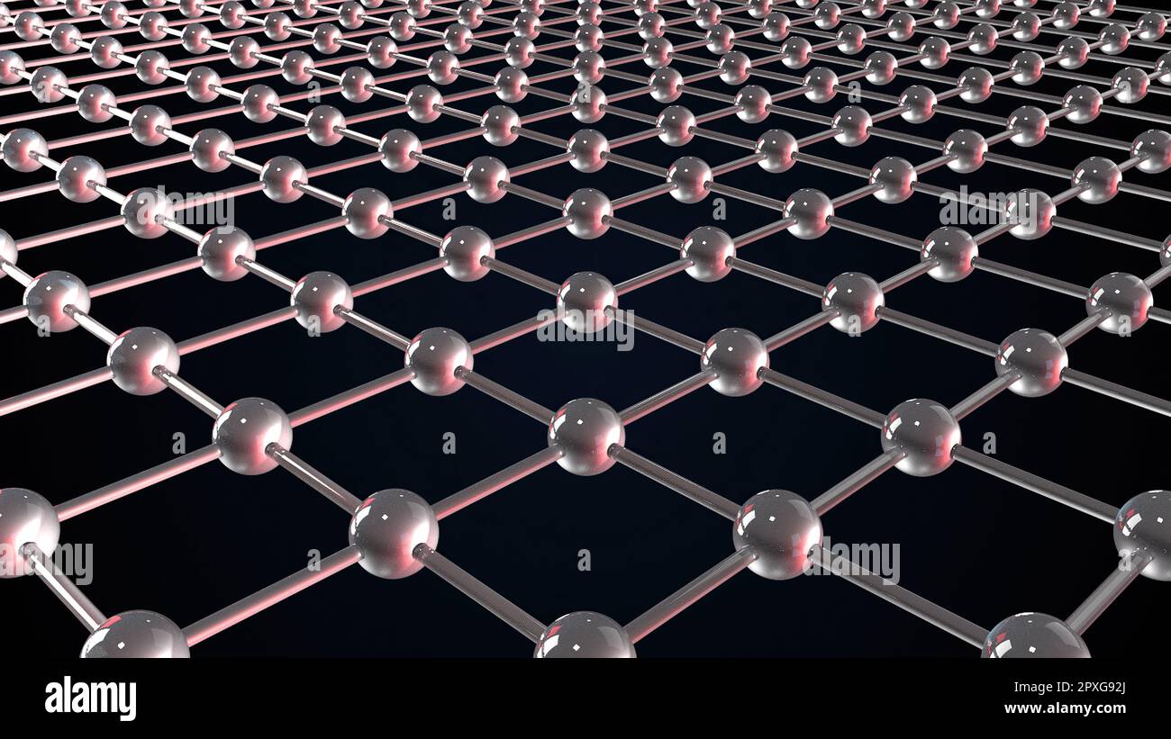 Molecule structure. Computer generated 3d render Stock Photo - Alamy