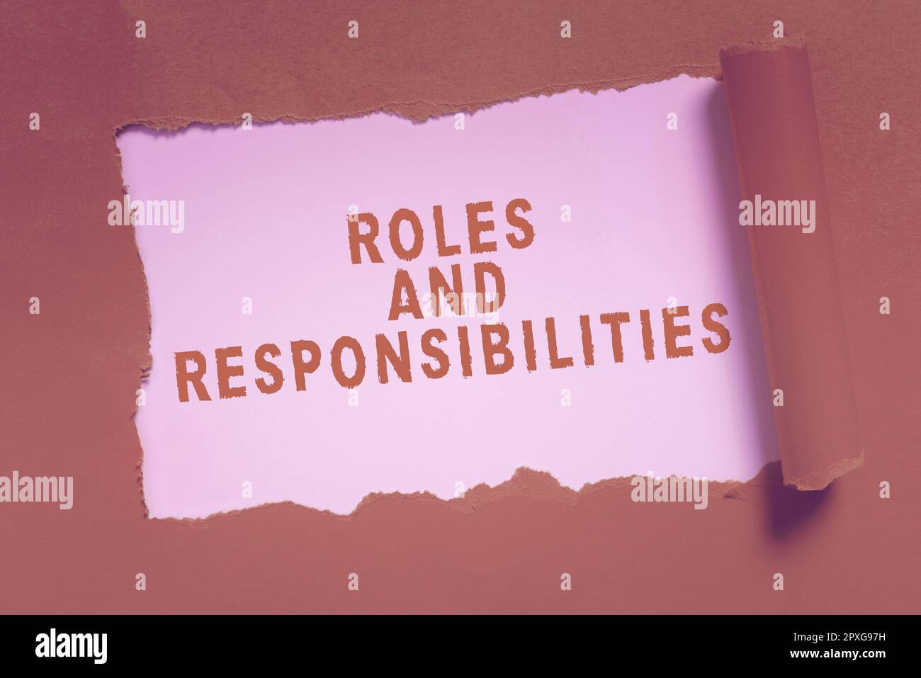 Conceptual display Roles And Responsibilities, Business showcase ...