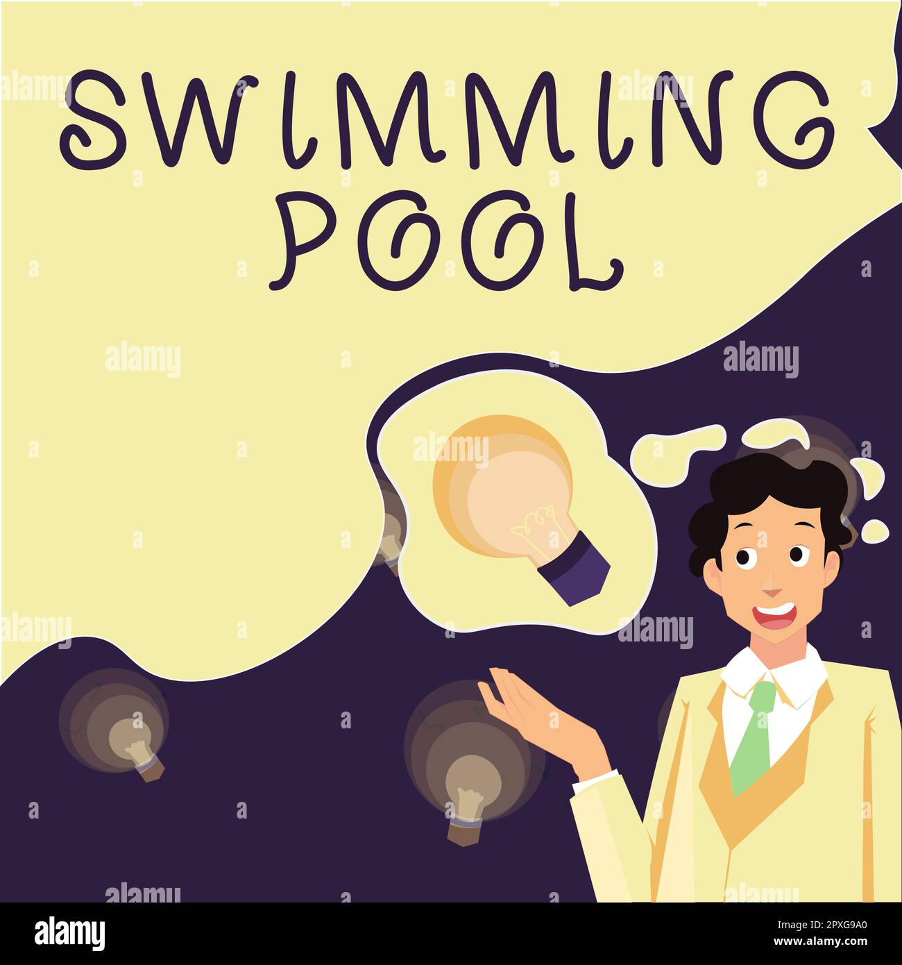 Conceptual display Swimming Pool, Business showcase Structure designed ...