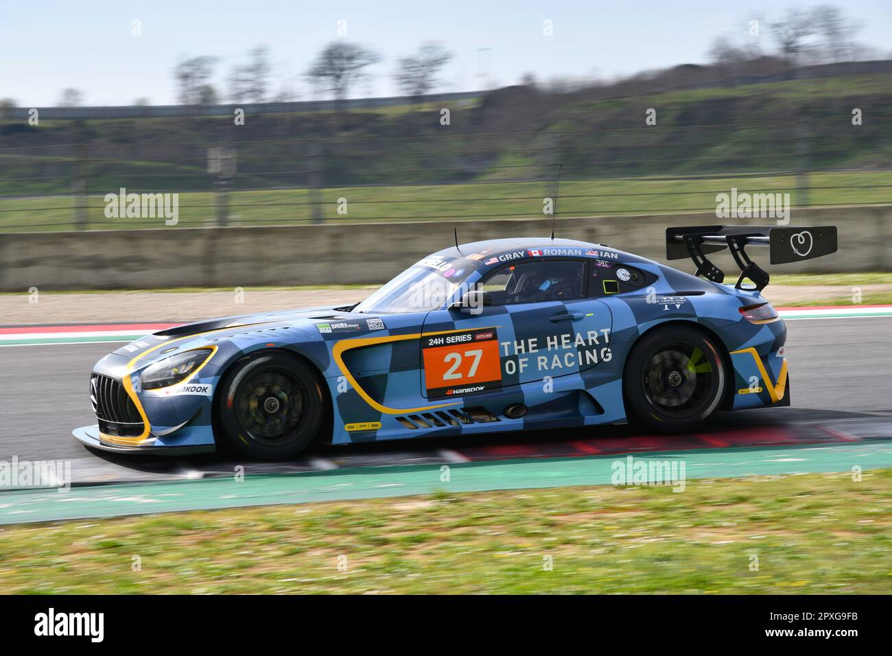 Scarperia, 23 March 2023: Mercedes-AMG GT3 of Team Heart of Racing by ...
