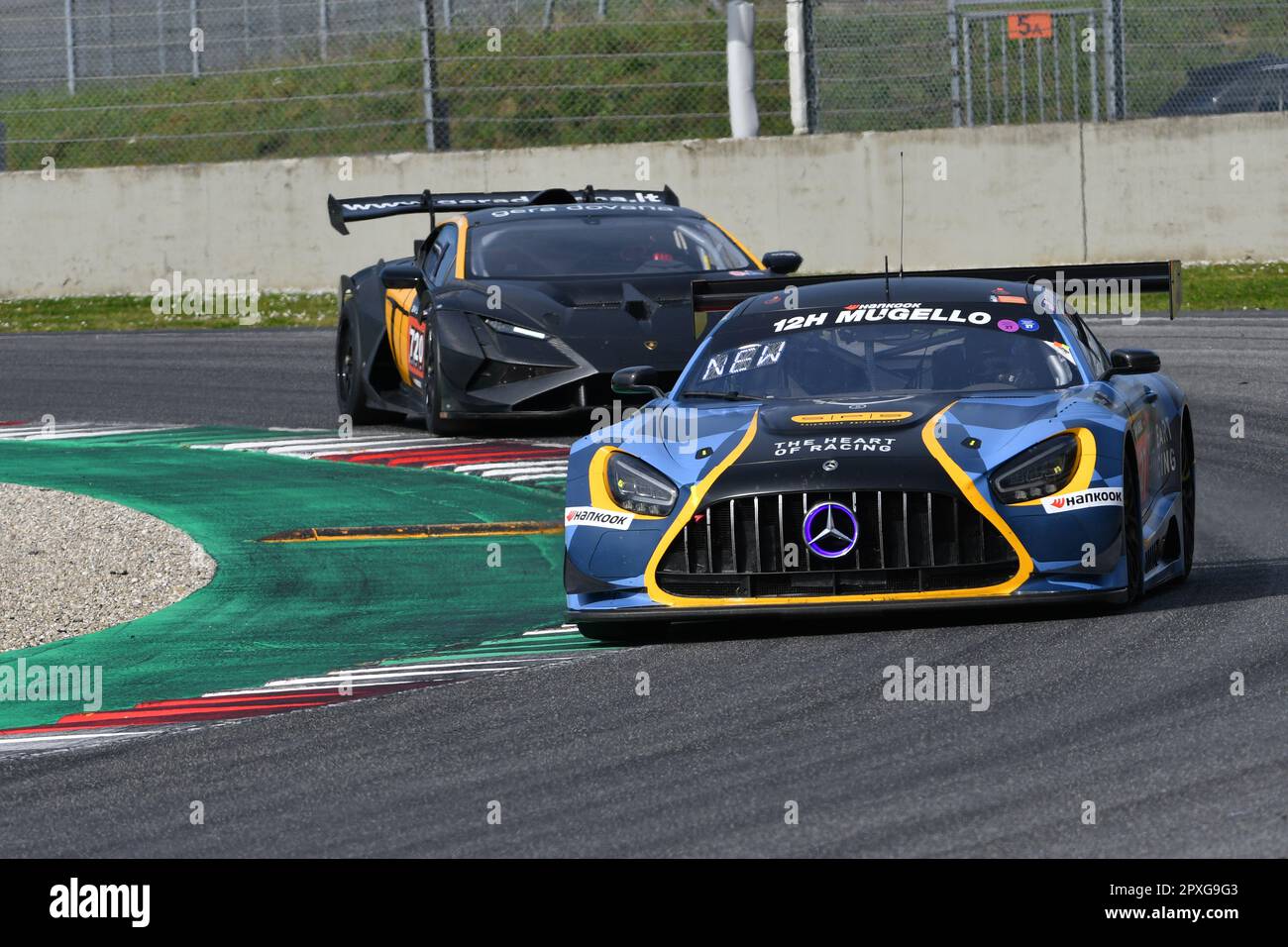 Scarperia, 23 March 2023: Mercedes-AMG GT3 of Team Heart of Racing by ...