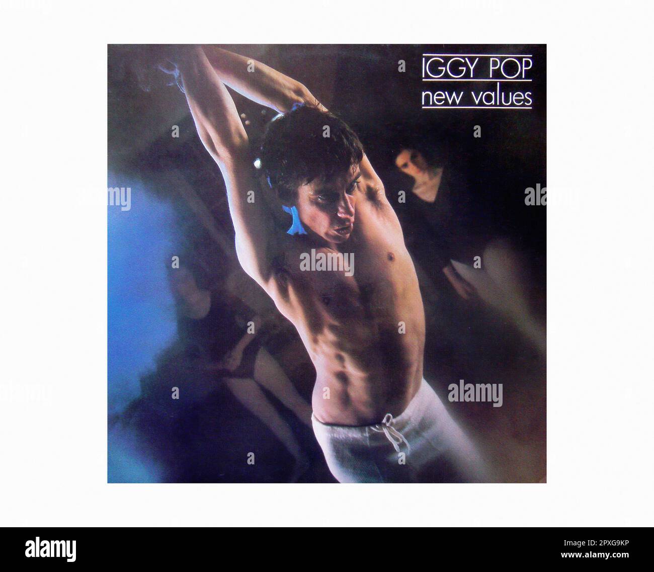 Iggy Pop - New Values [1979] - Vintage Vinyl Record Sleeve Stock Photo - Alamy