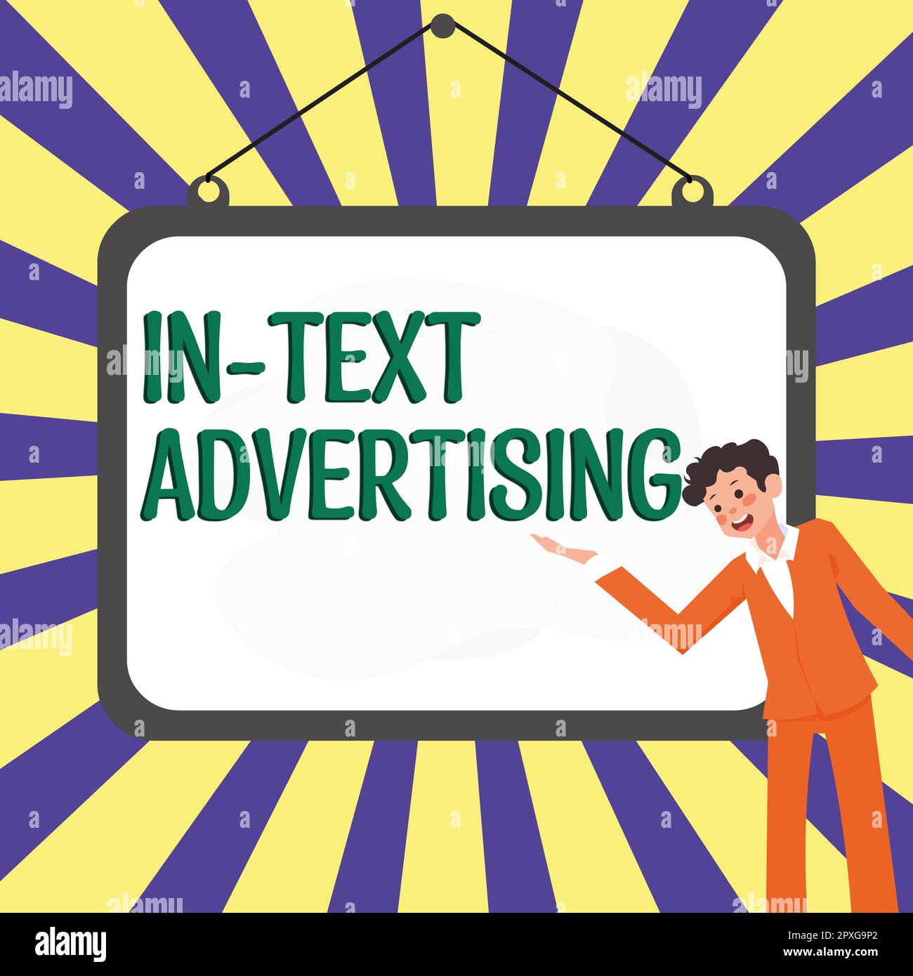 Writing displaying text In Text Advertising, Business approach ...