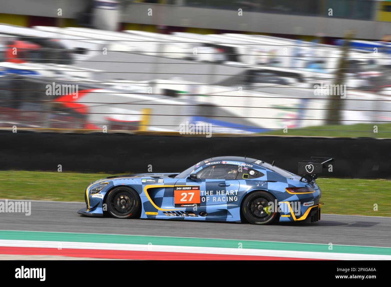 Scarperia, 23 March 2023: Mercedes-AMG GT3 of Team Heart of Racing by ...