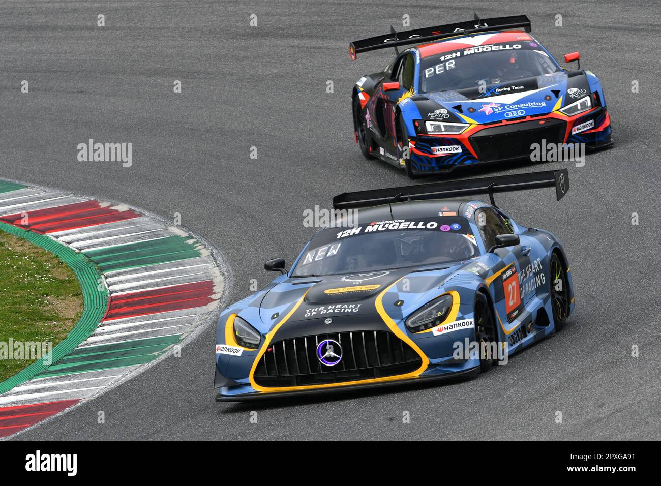 Scarperia, 23 March 2023: Mercedes-AMG GT3 of Team Heart of Racing by ...