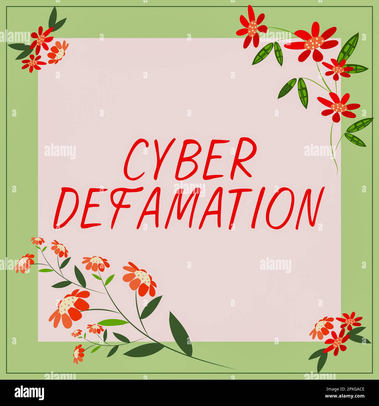 Hand writing sign Cyber Defamation, Business idea slander conducted via ...