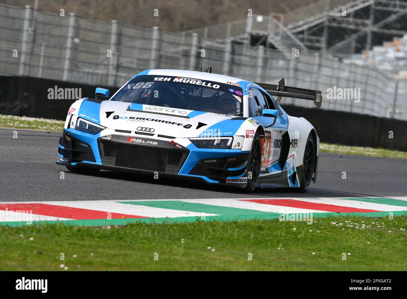 Scarperia, 23 March 2023: Audi R8 LMS GT3 EVO II of Team Land ...