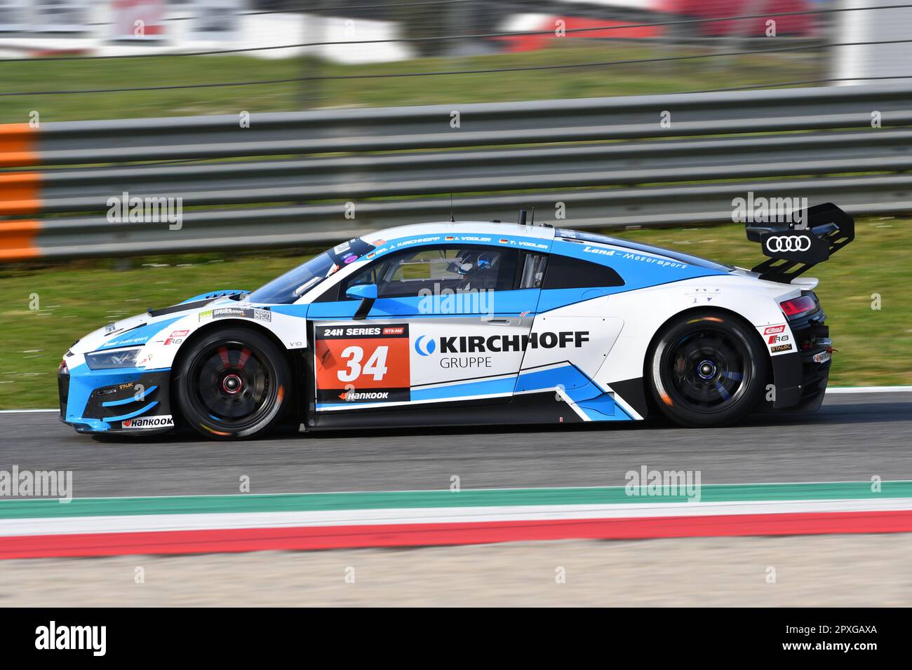 Scarperia, 23 March 2023: Audi R8 LMS GT3 EVO II of Team Land ...
