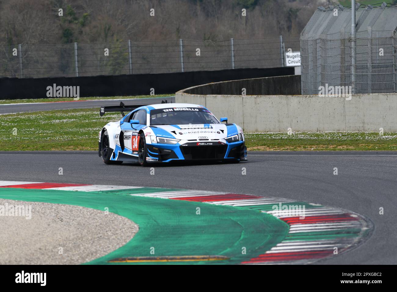 Scarperia, 23 March 2023: Audi R8 LMS GT3 EVO II of Team Land ...