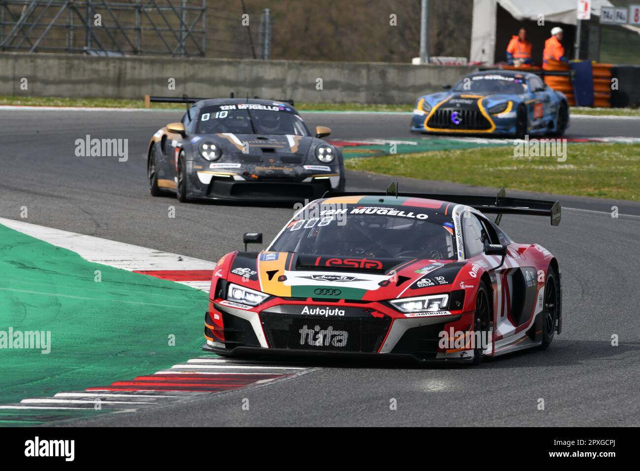 Scarperia, 23 March 2023: Audi R8 LMS GT3 EVO II of Team Juta Racing ...