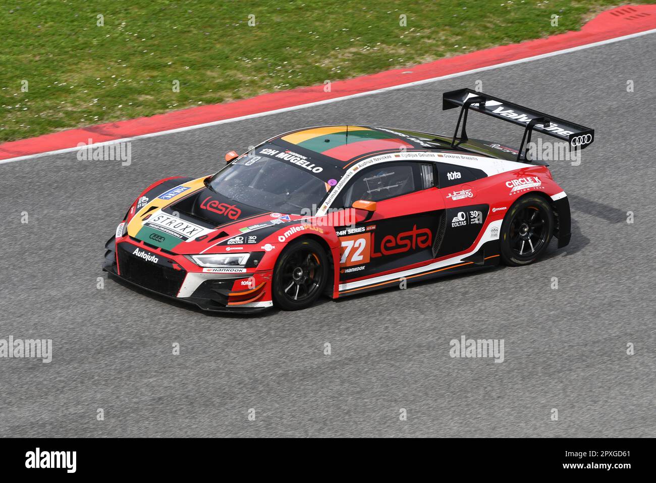 Scarperia, 23 March 2023: Audi R8 LMS GT3 EVO II of Team Juta Racing ...