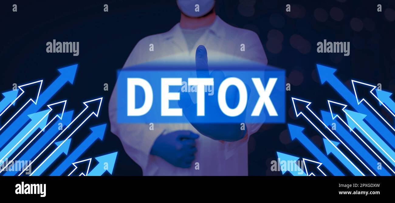 Inspiration showing sign Detox, Internet Concept Moment for Diet ...