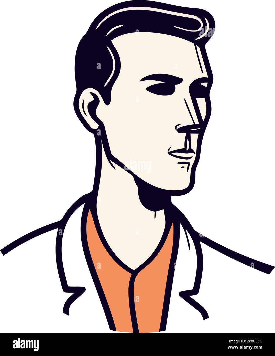 Cheerful businessman avatar symbolizes success Stock Vector Image & Art ...