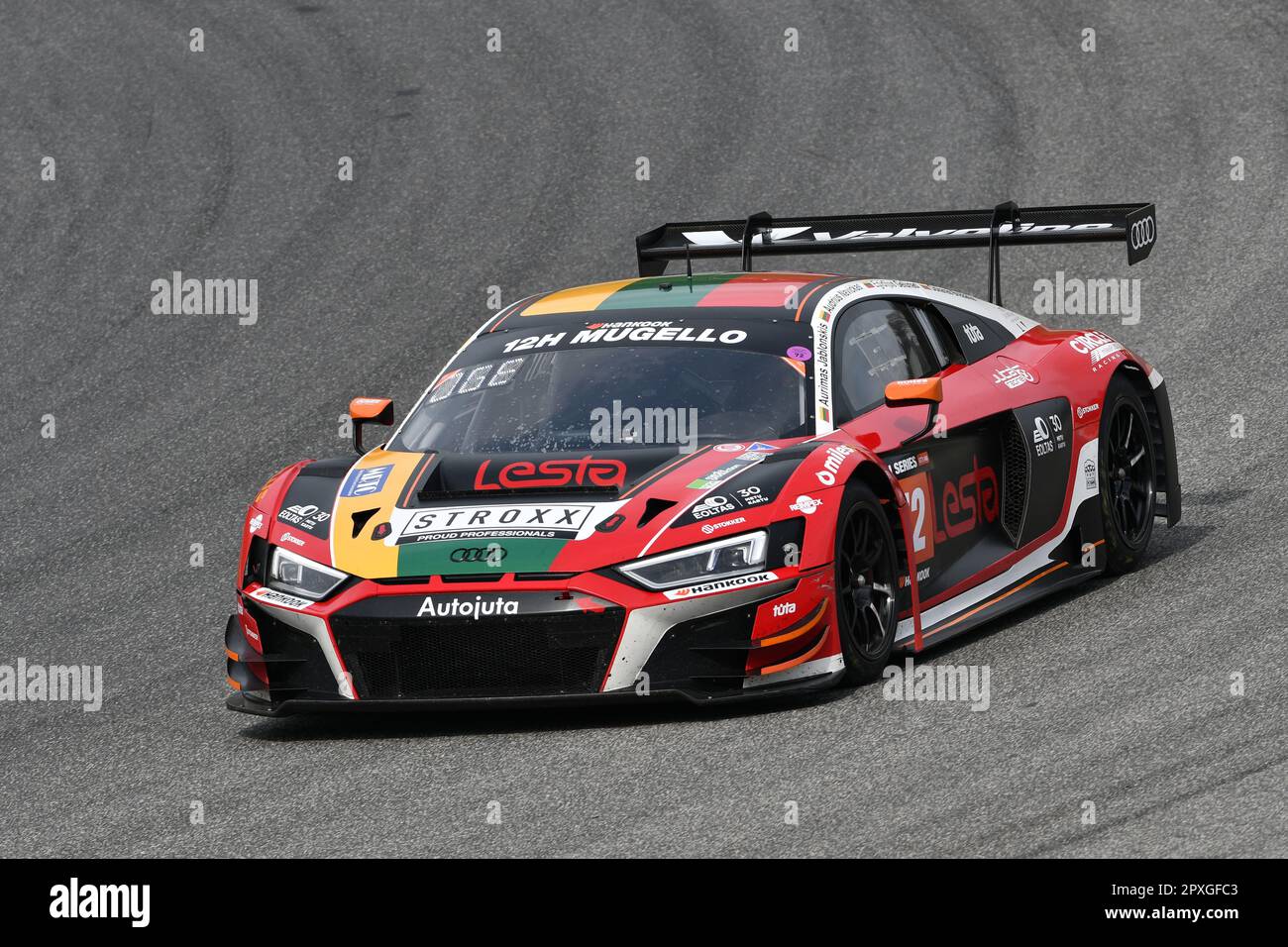 Scarperia, 23 March 2023: Audi R8 LMS GT3 EVO I of Team Juta Racing ...