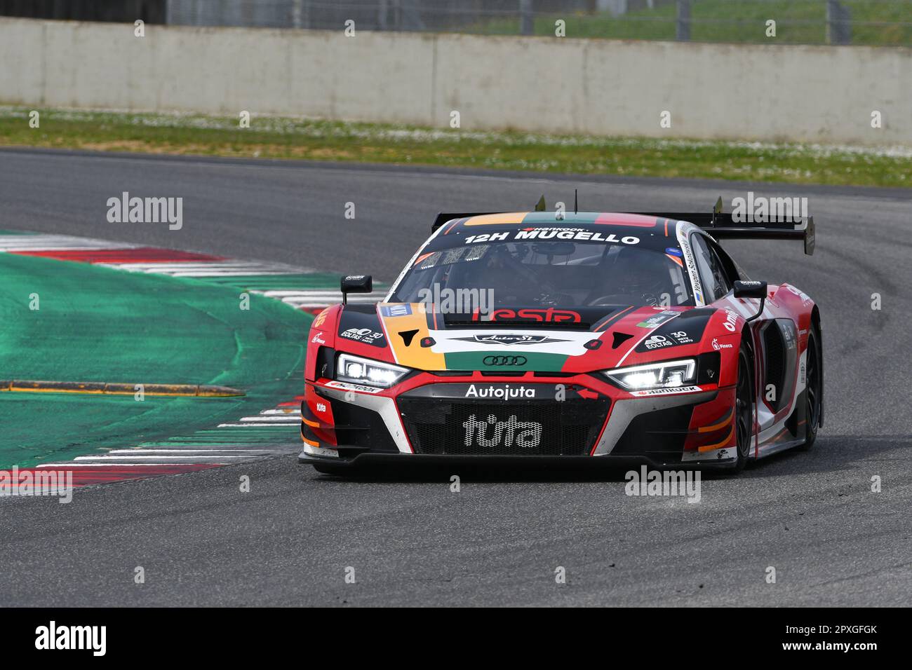 Scarperia, 23 March 2023: Audi R8 LMS GT3 EVO I of Team Juta Racing ...