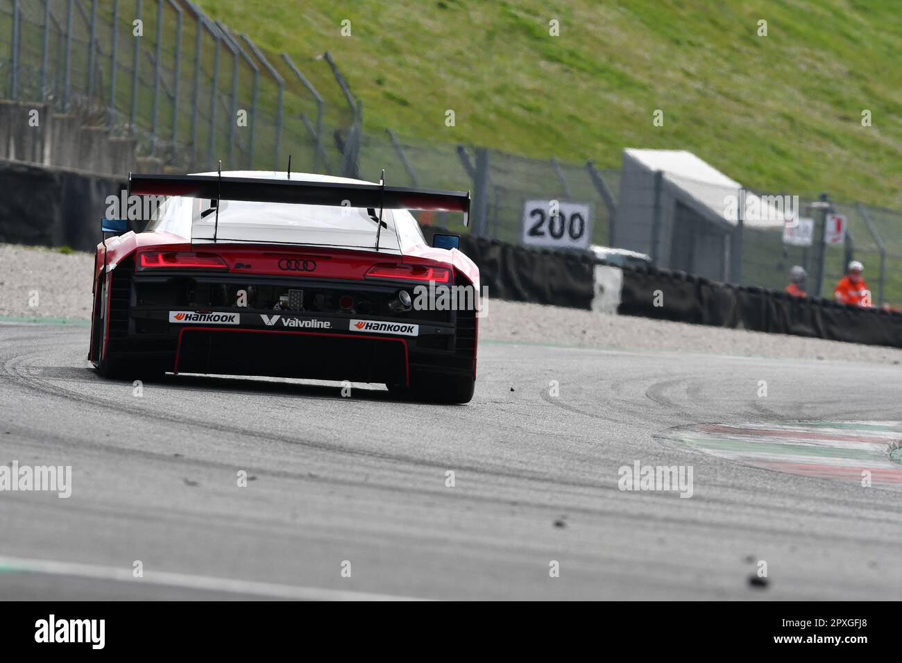 Scarperia, 23 March 2023: Audi R8 LMS GT3 EVO I of Team Juta Racing ...