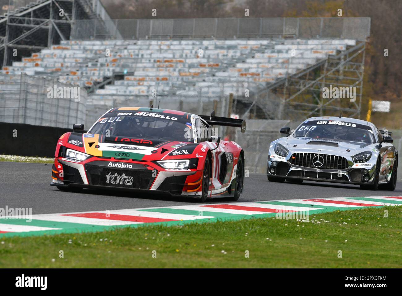 Scarperia, 23 March 2023: Audi R8 LMS GT3 EVO I of Team Juta Racing ...