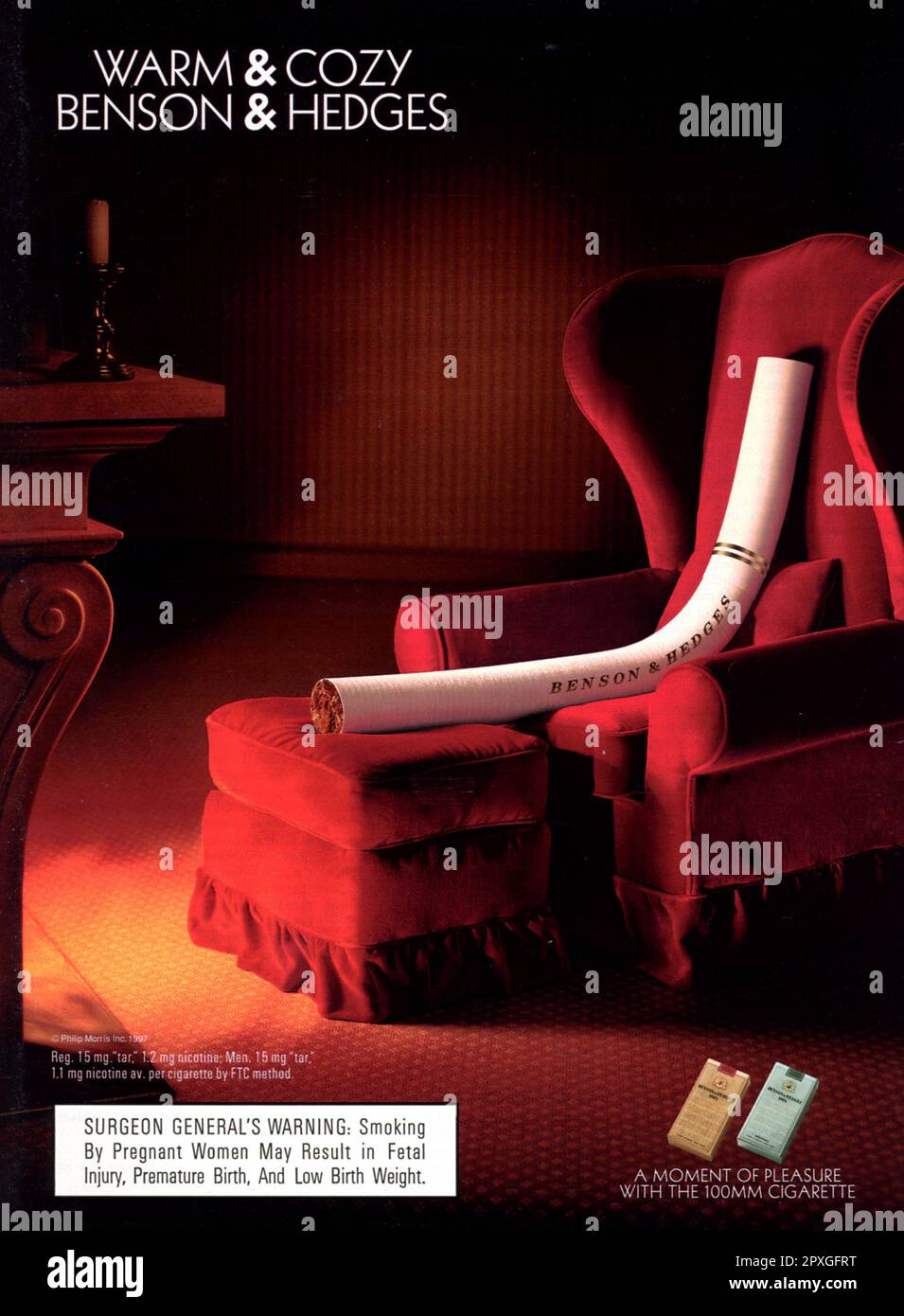 Smoking advertisement vintage hi-res stock photography and images - Alamy