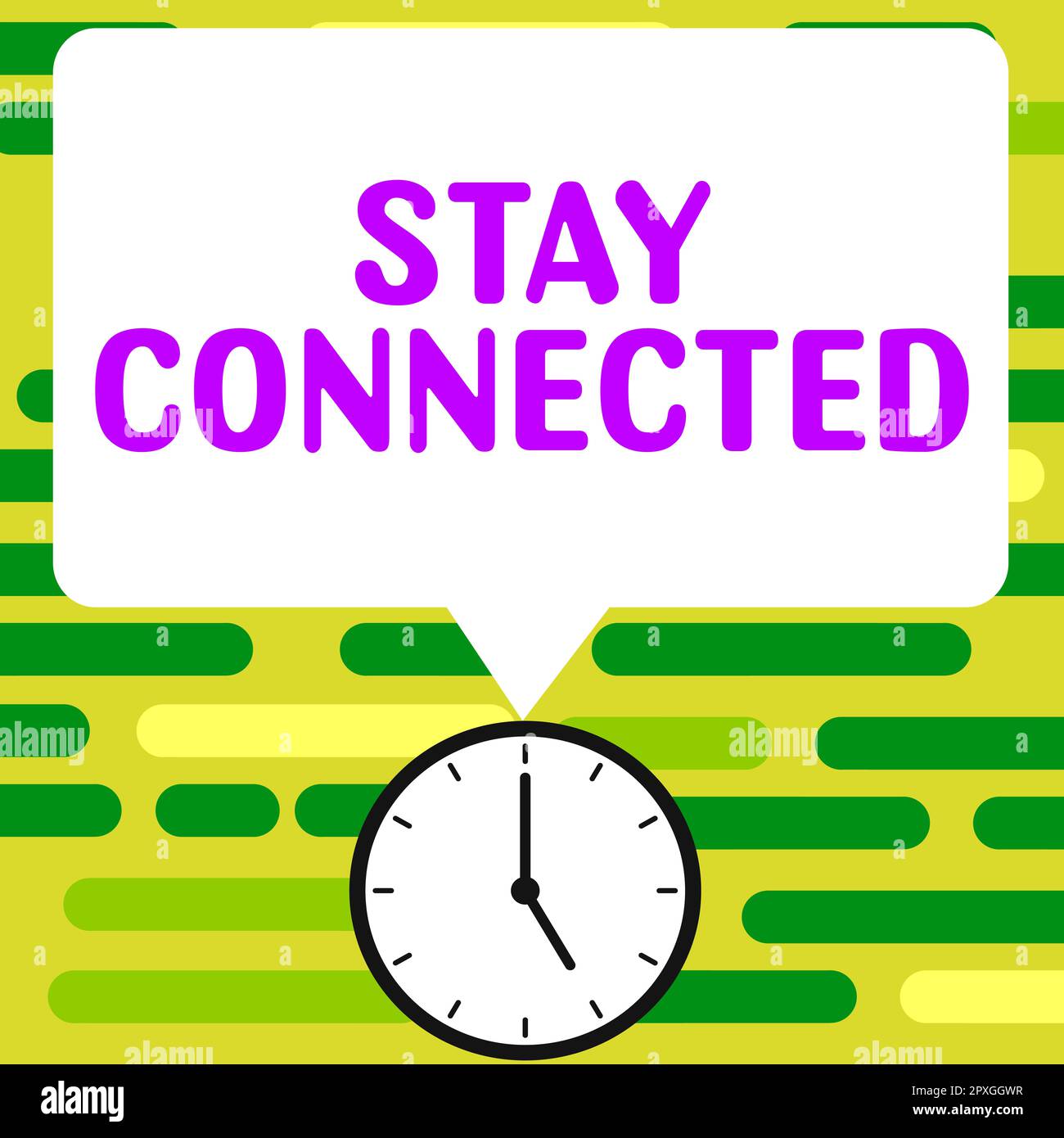 Conceptual caption Stay Connected, Internet Concept To keep ...