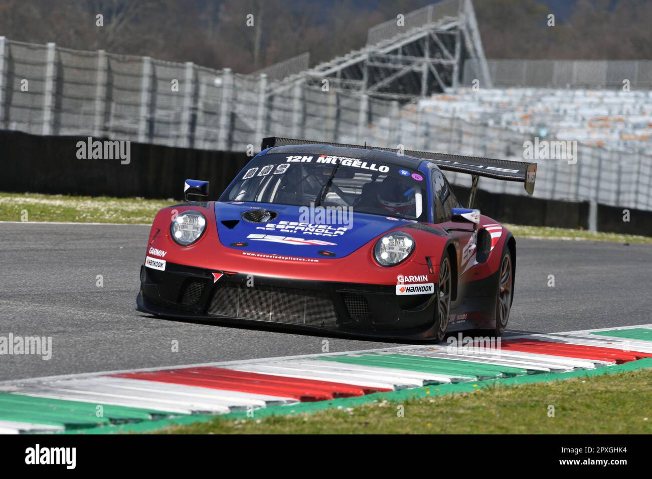 Scarperia, 23 March 2023: Porsche 911 GT3 R 991 II of Team E2P Racing ...