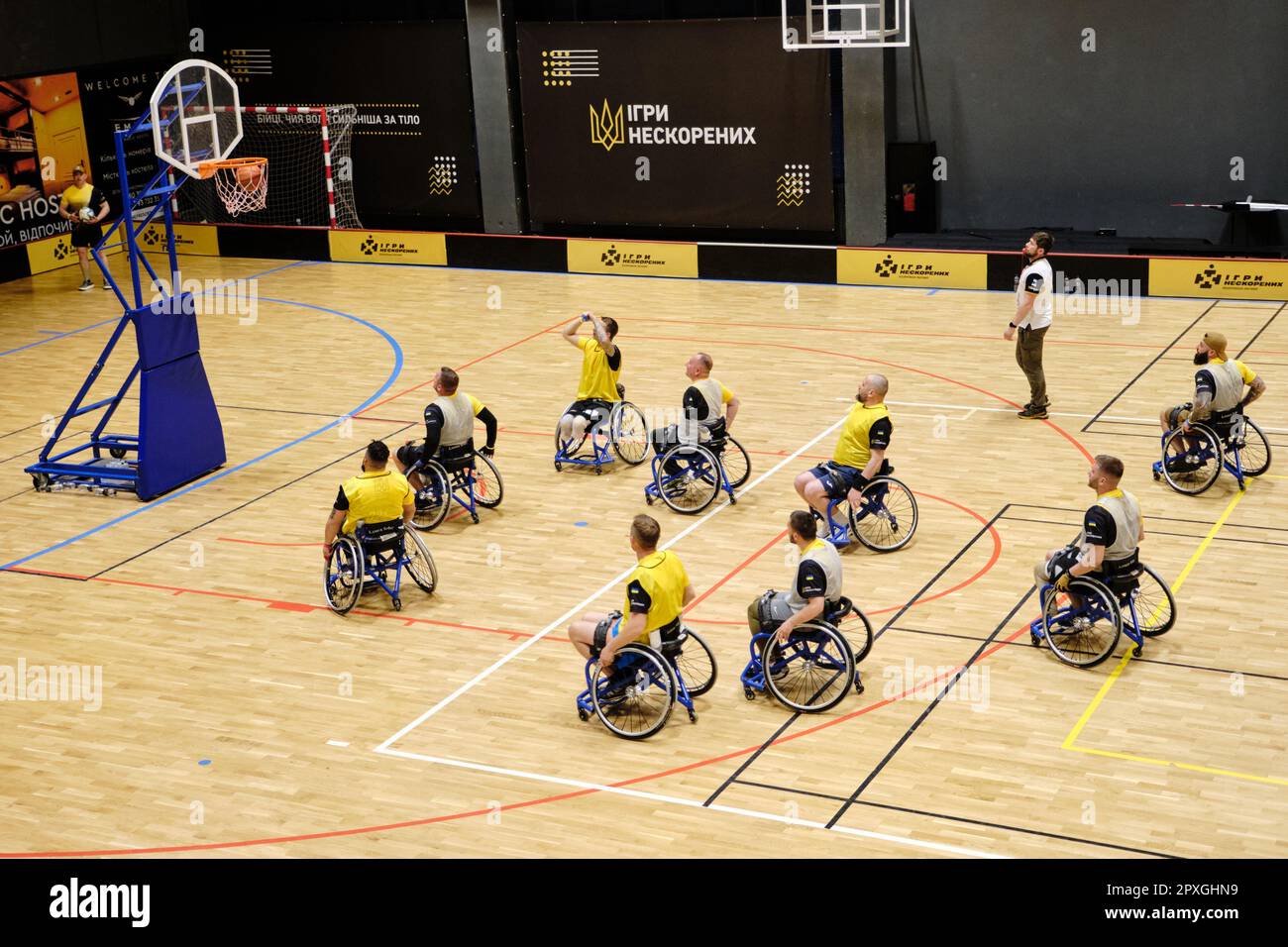 Invictus Games. Wheelchair basketball of the Invictus Games, an ...
