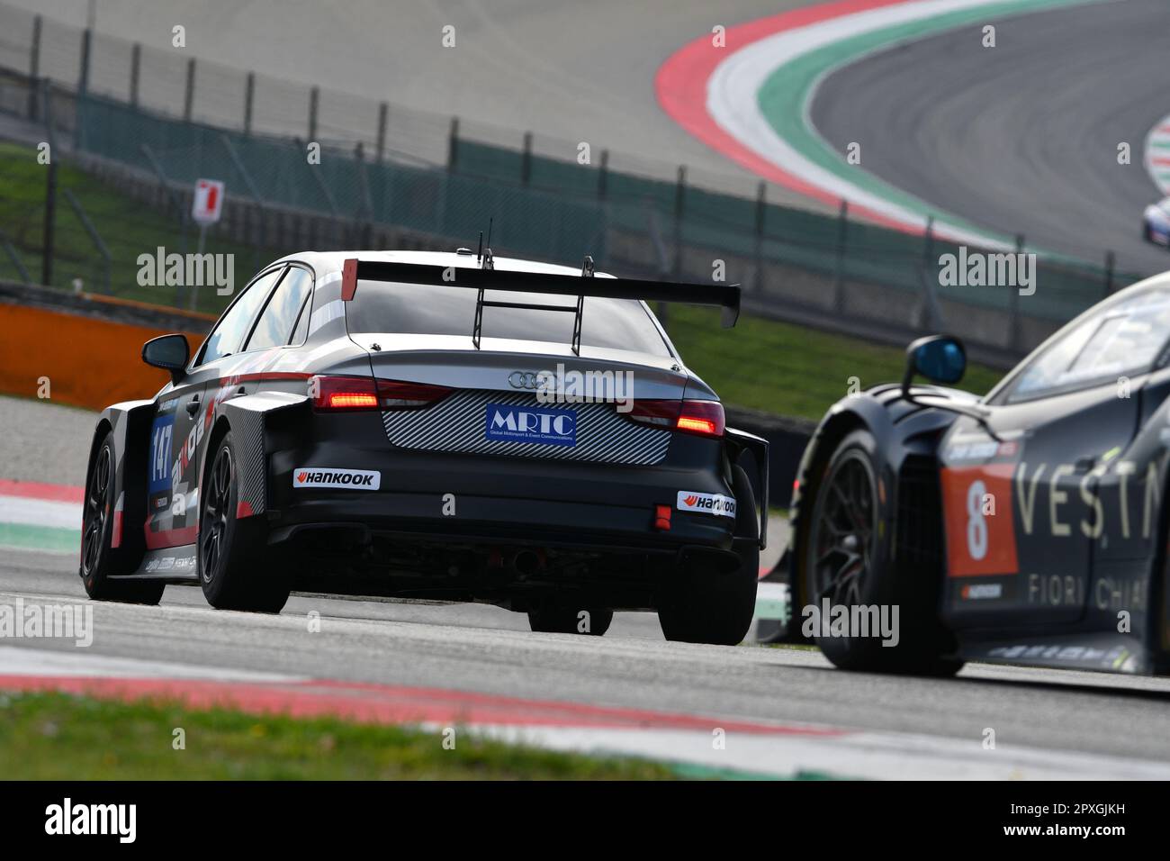 Scarperia, 23 March 2023: Audi RS3 LMS DSG TCR of Team AIKOA Racing in ...