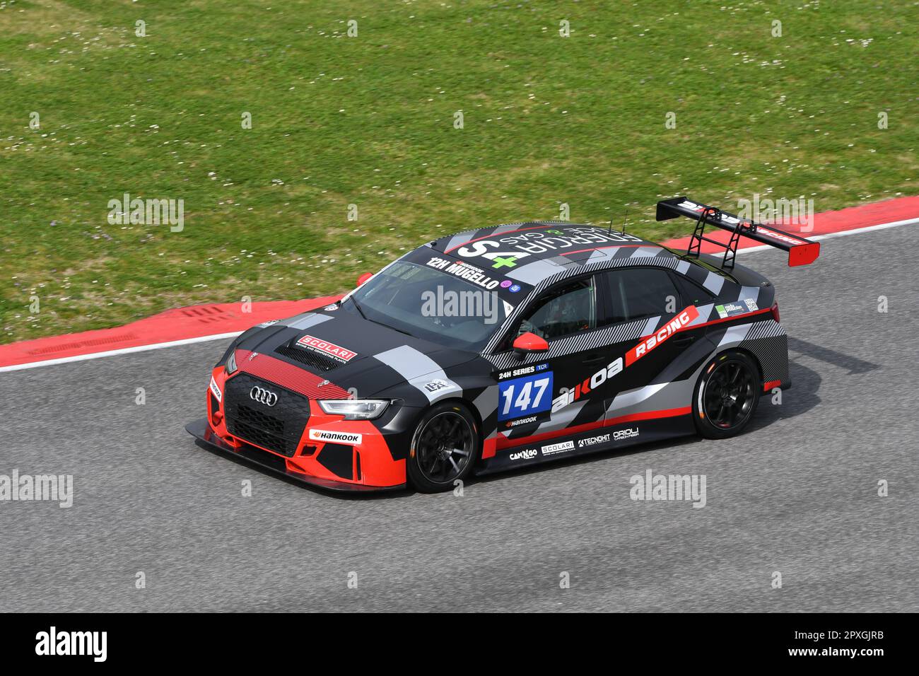 Scarperia, 23 March 2023: Audi RS3 LMS DSG TCR of Team AIKOA Racing in ...