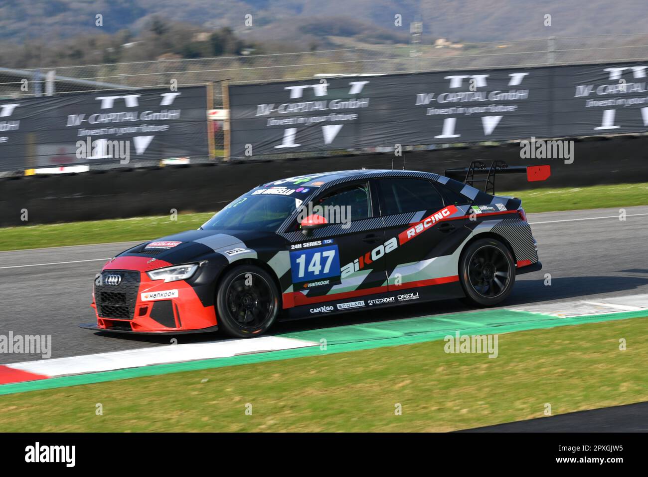 Scarperia, 23 March 2023: Audi RS3 LMS DSG TCR of Team AIKOA Racing in ...
