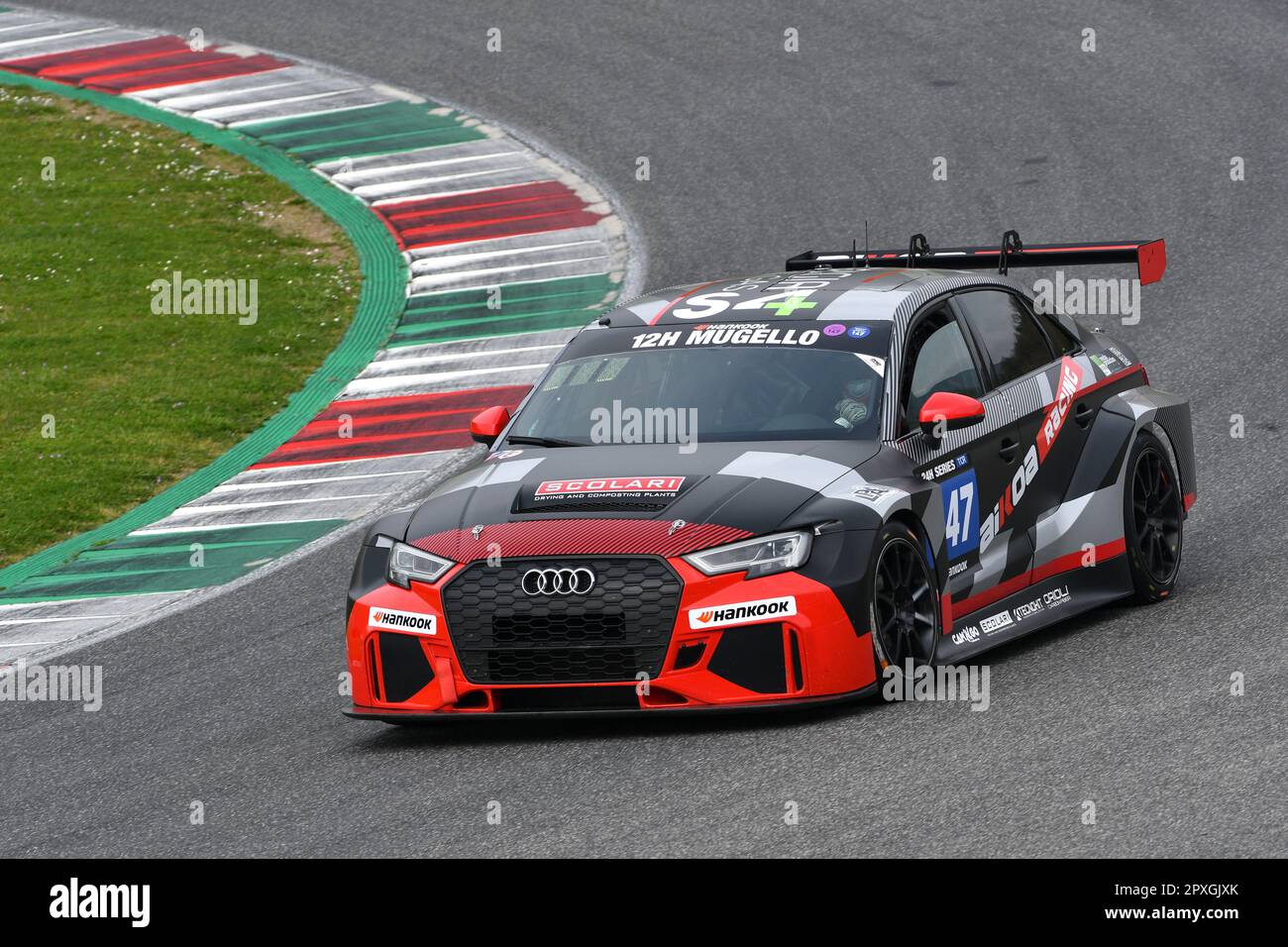 Scarperia, 23 March 2023: Audi RS3 LMS DSG TCR of Team AIKOA Racing in ...
