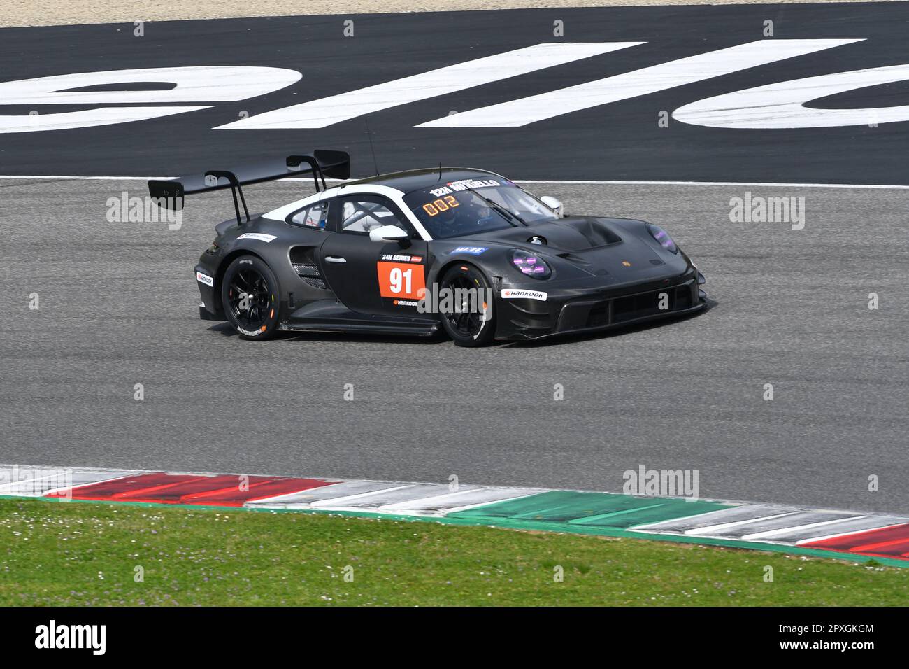 Scarperia, 23 March 2023: Porsche 911 GT3 R 991 II of Team Herberth ...