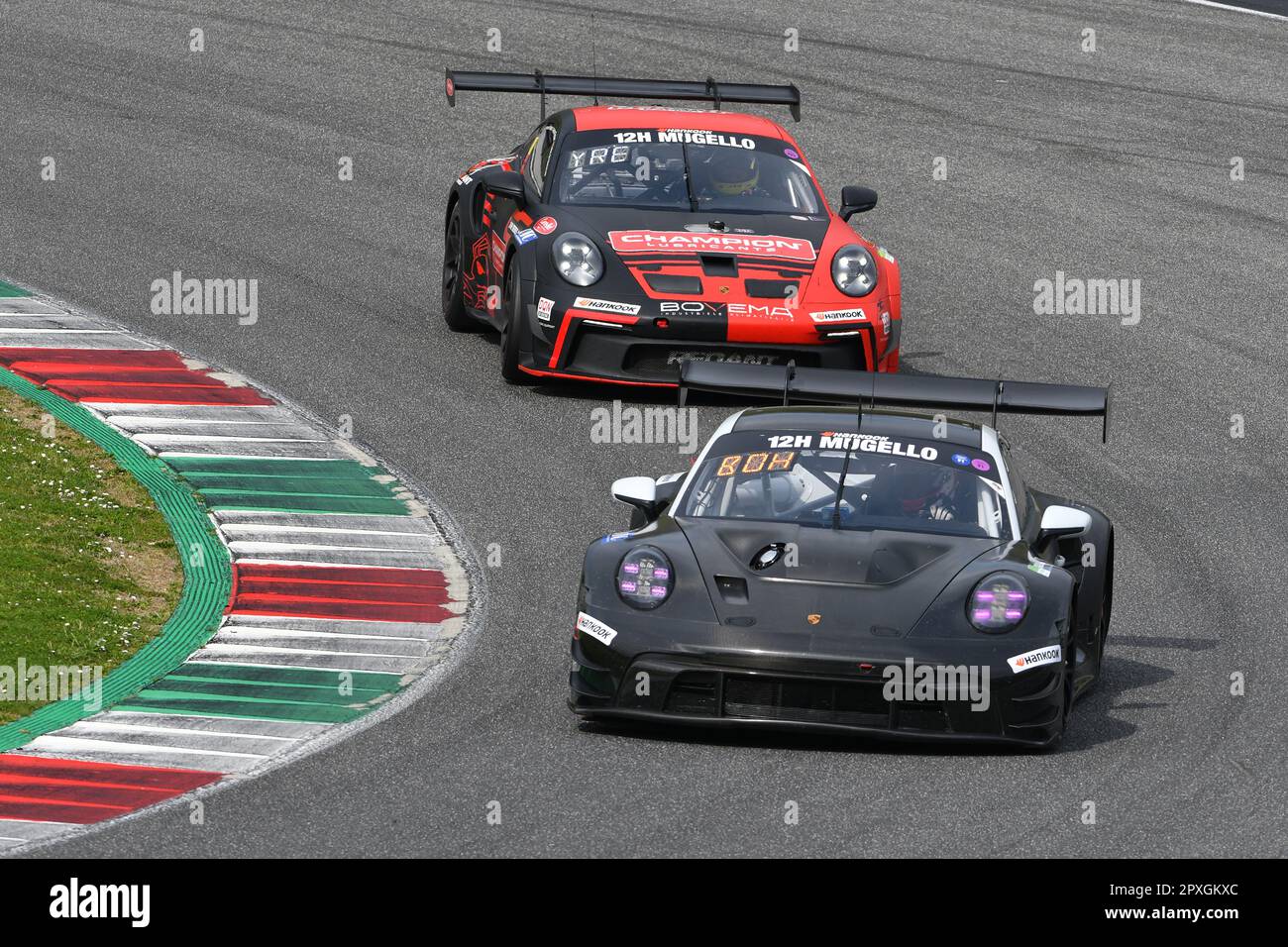 Scarperia, 23 March 2023: Porsche 911 GT3 R 991 II of Team Herberth ...