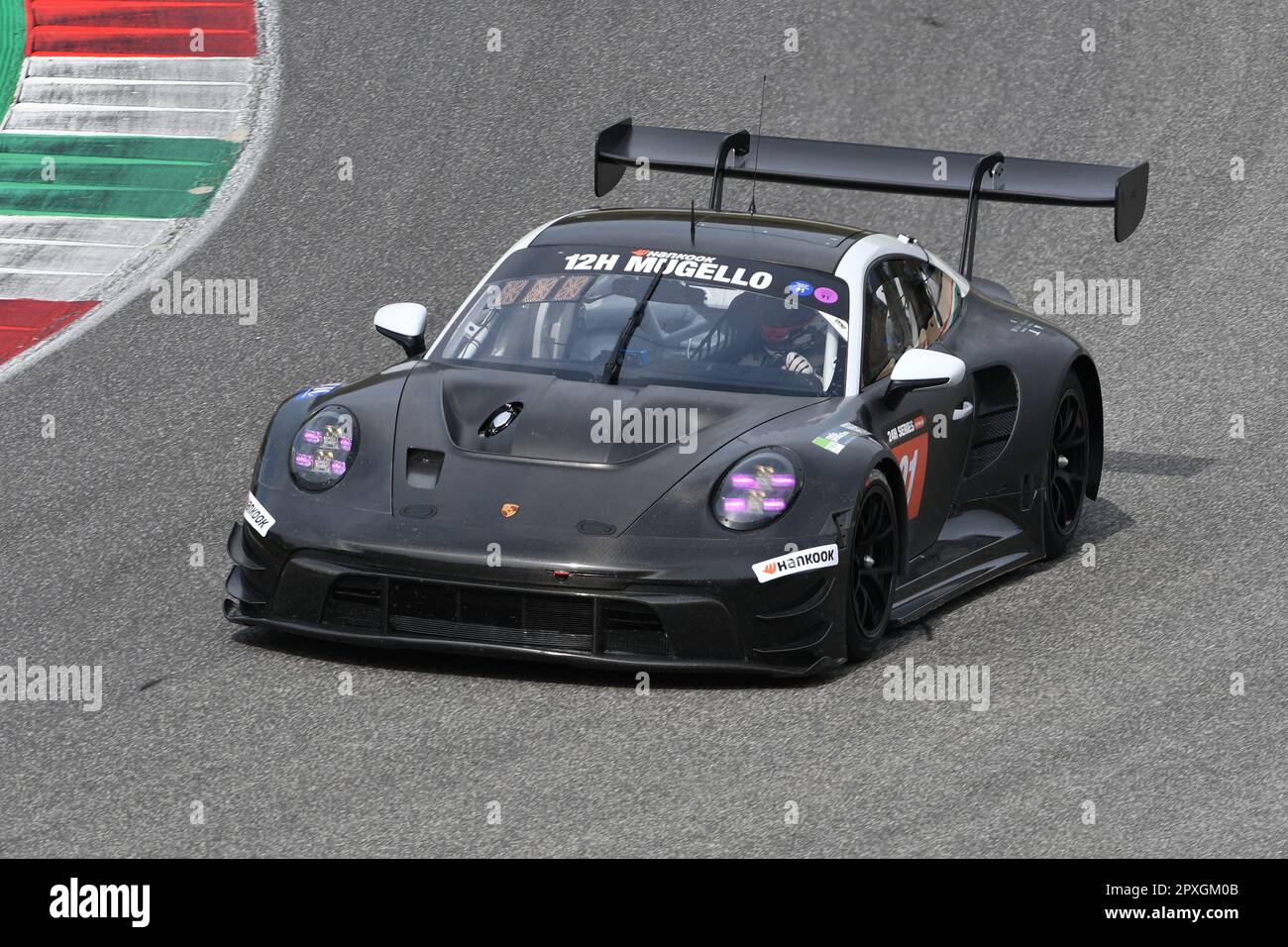 Scarperia, 23 March 2023: Porsche 911 GT3 R 991 II of Team Herberth ...