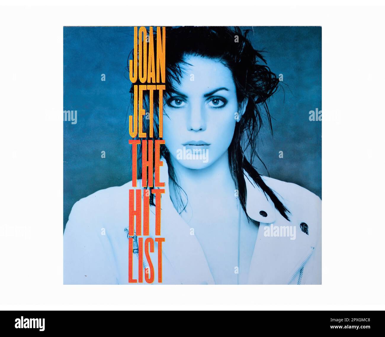 Joan Jett - The Hit List - Vintage L.P Music Vinyl Record Stock Photo - Alamy