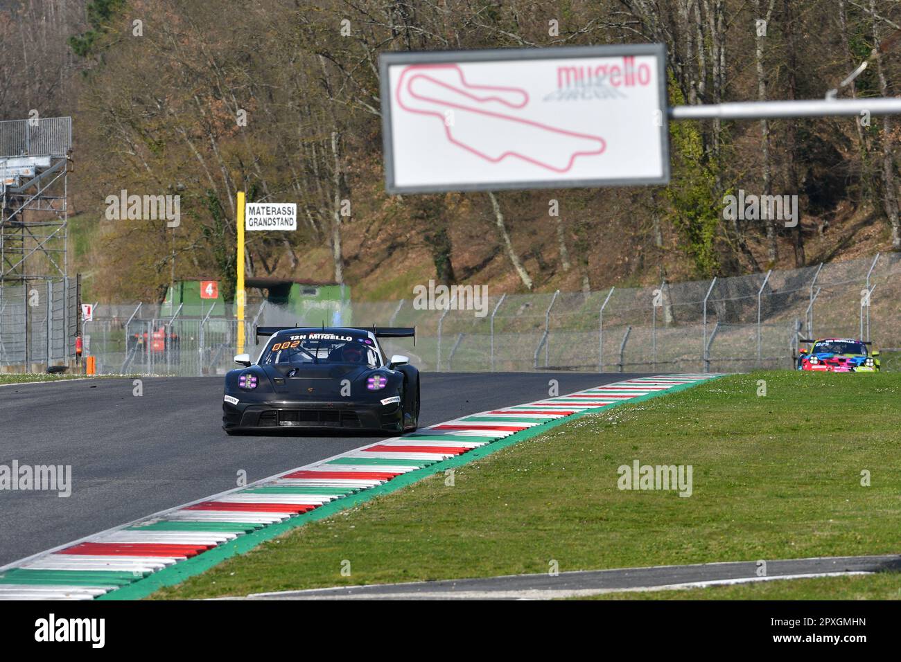 Scarperia, 23 March 2023: Porsche 911 GT3 R 991 II of Team Herberth ...