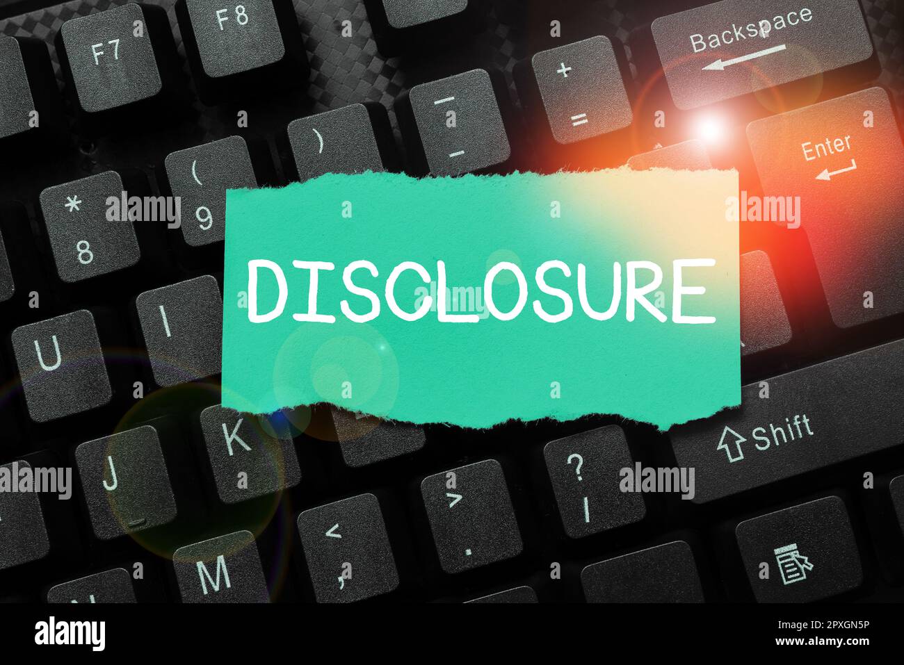 Conceptual display Disclosure, Internet Concept The action of making ...