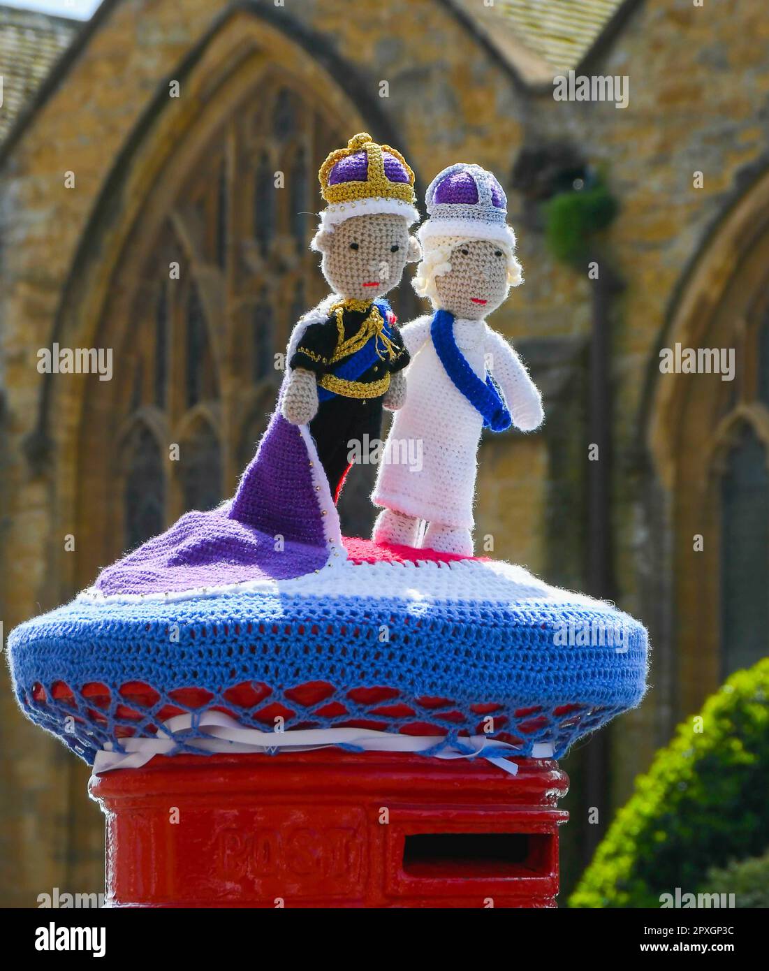 Bridport, Dorset, UK. 2nd May 2023. A King Charles III and Queen ...