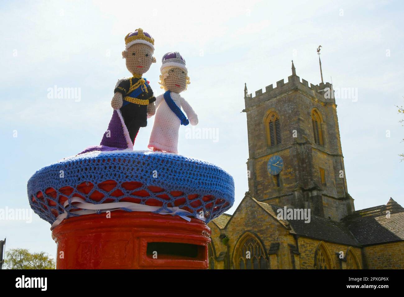 Bridport, Dorset, UK. 2nd May 2023. A King Charles III and Queen ...