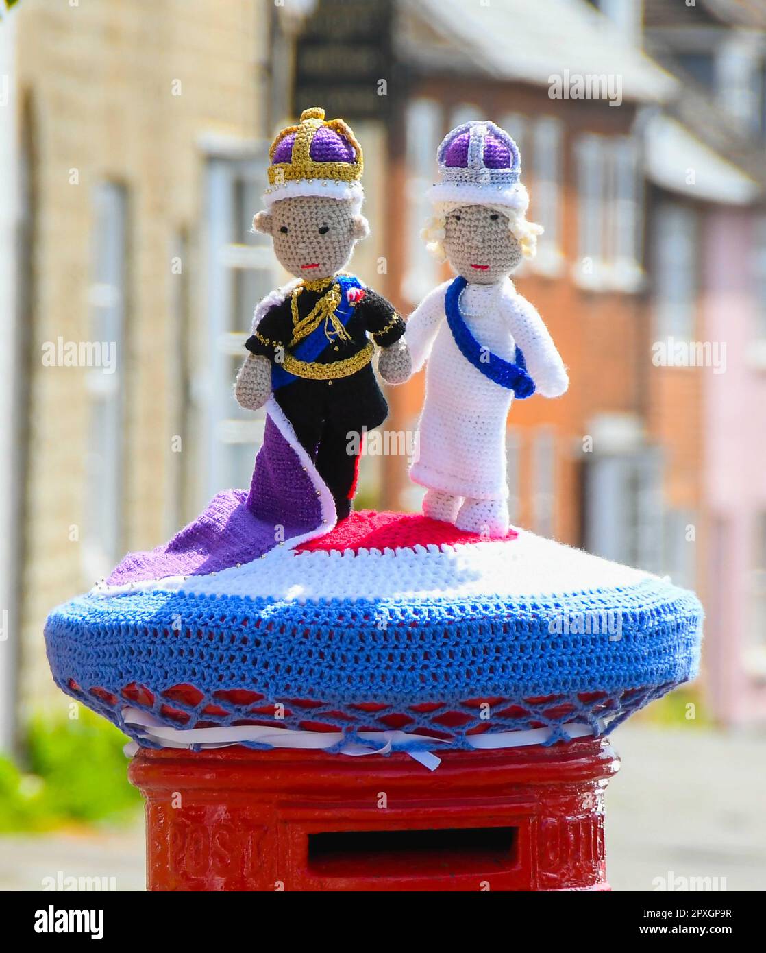 Bridport, Dorset, UK. 2nd May 2023. A King Charles III and Queen ...