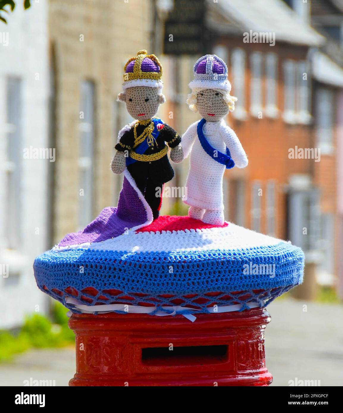 Bridport, Dorset, UK. 2nd May 2023. A King Charles III and Queen ...