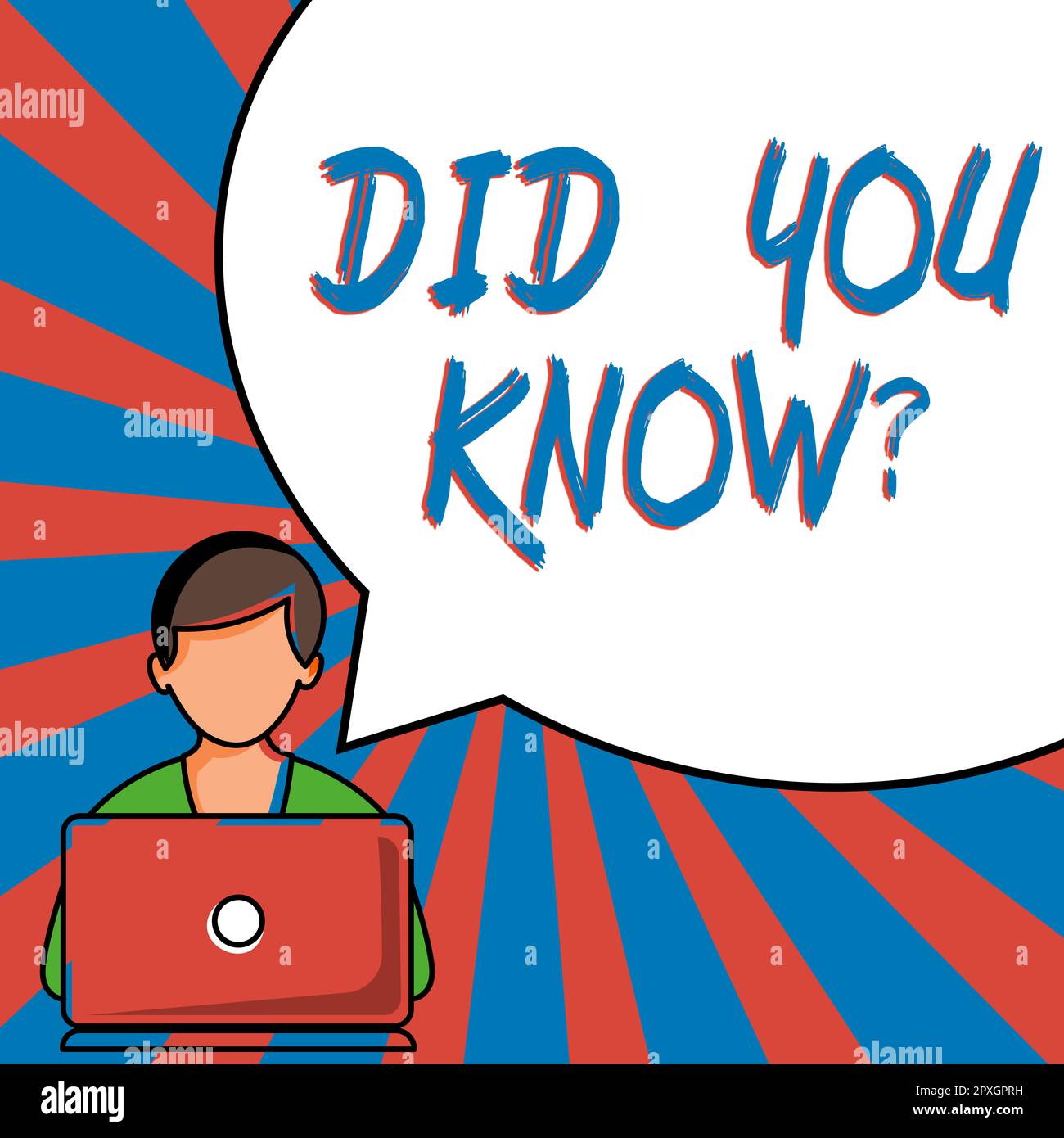 Text showing inspiration Did You Know, Business showcase Fun Facts and ...