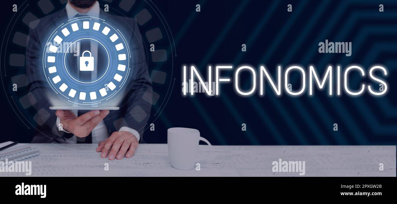 Inspiration showing sign Infonomics, Business overview visual image ...