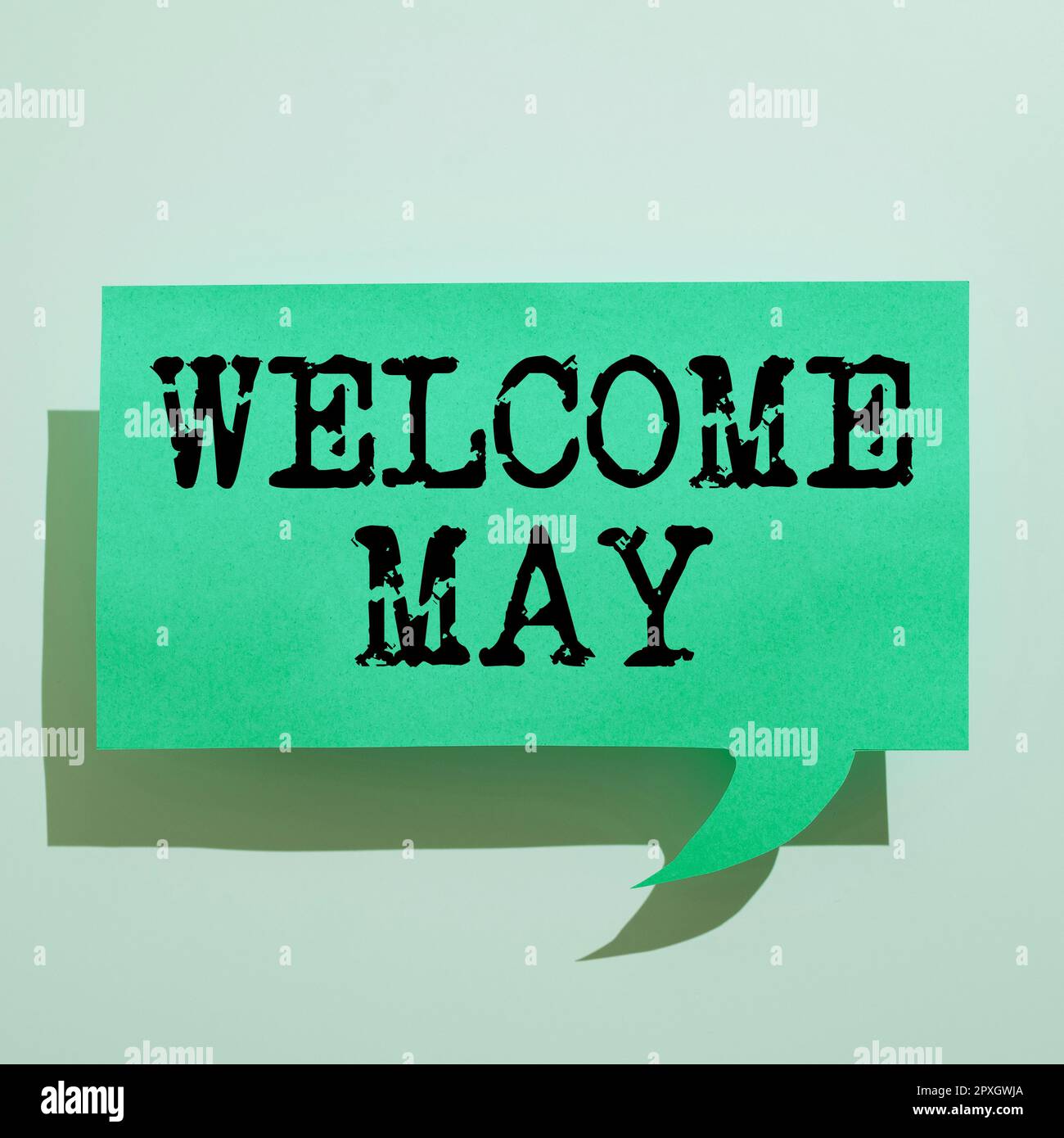 Sign displaying Welcome May, Business idea Calendar Sixth Month Second ...
