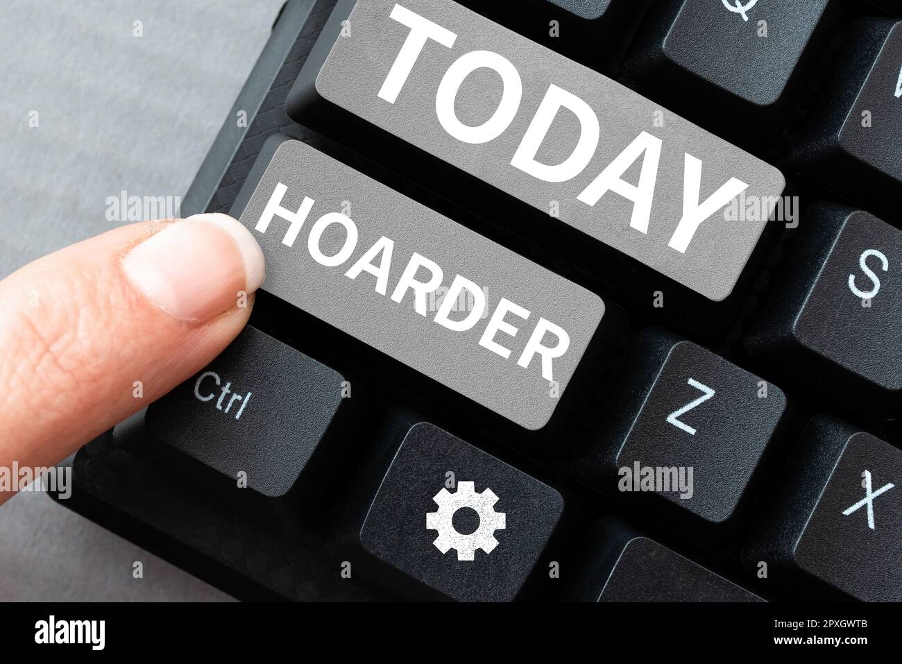 Inspiration showing sign Hoarder, Conceptual photo a person that ...