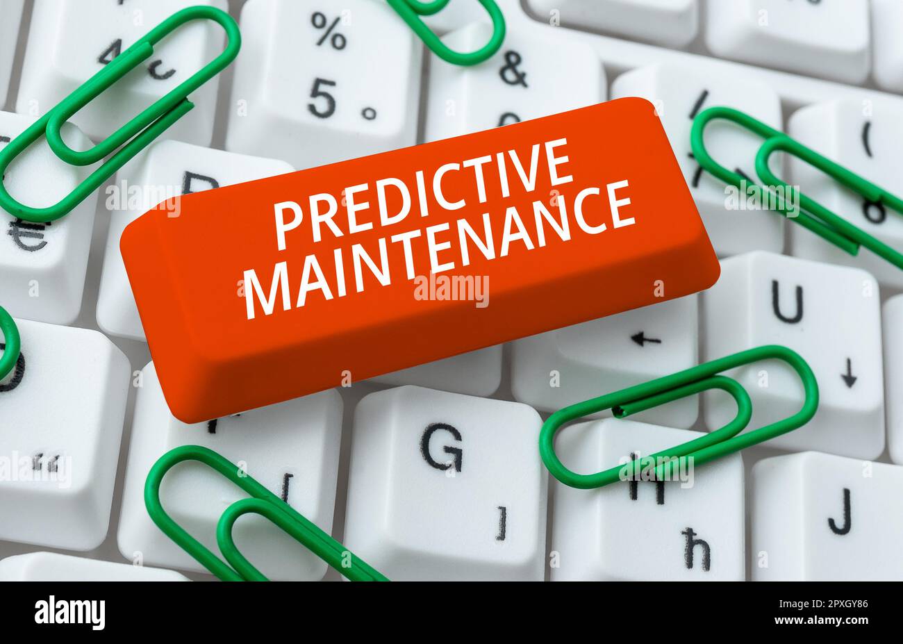Hand writing sign Predictive Maintenance, Business idea Predict when ...