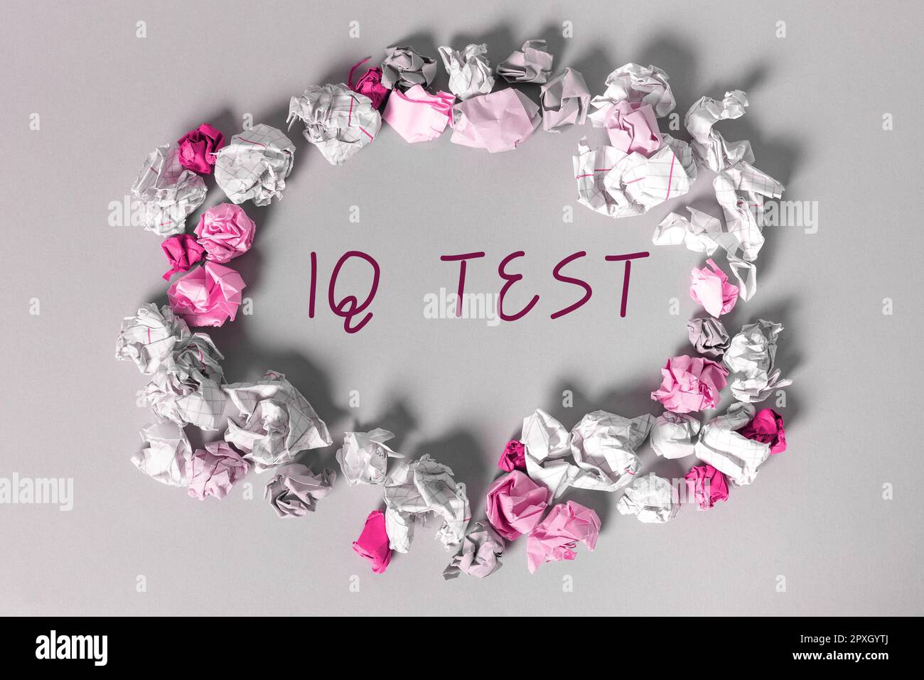 Hand writing sign Iq Test, Word Written on attempt to measure your ...