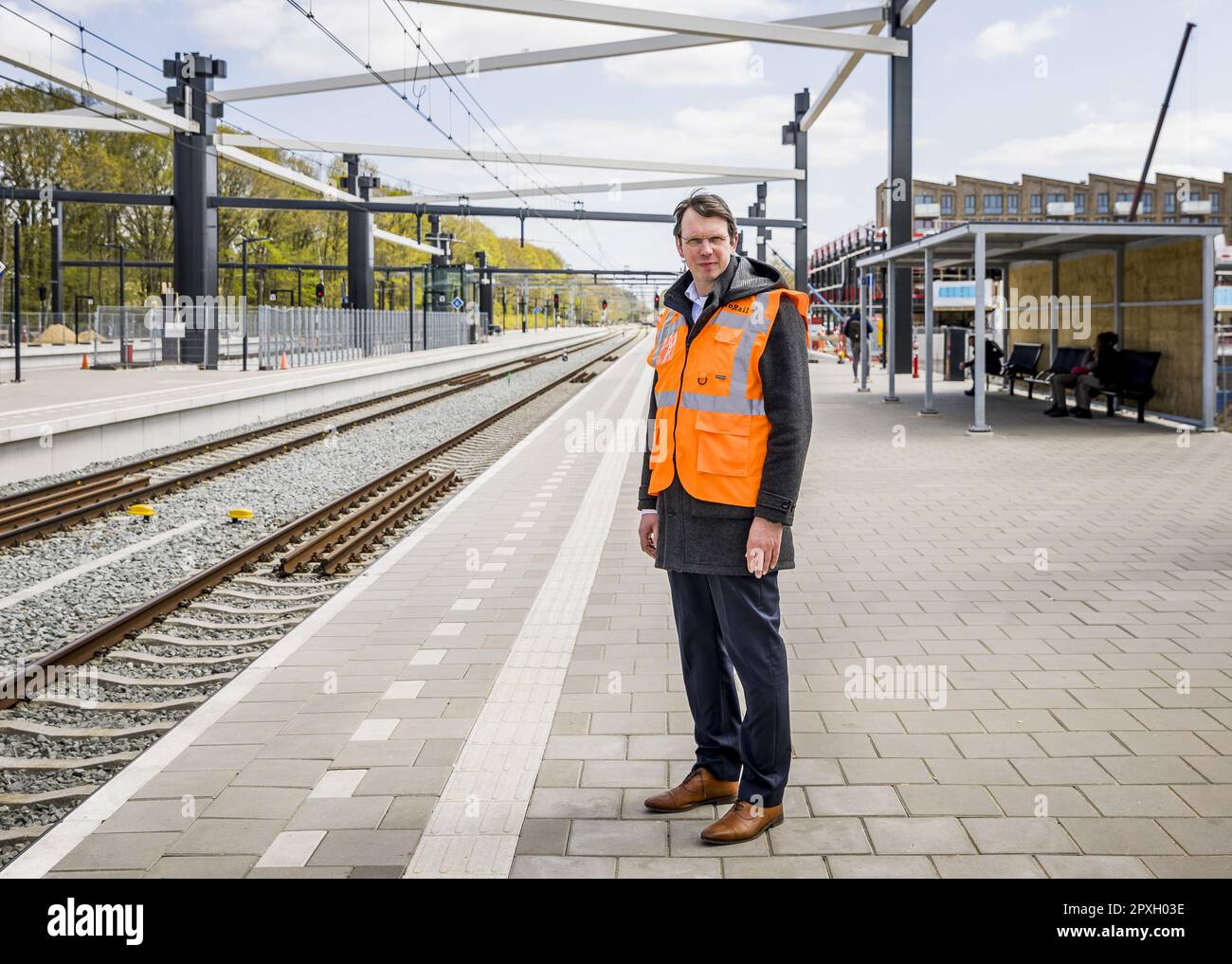 EDE - CEO John Voppen poses for a photo at Ede-Wageningen station ...