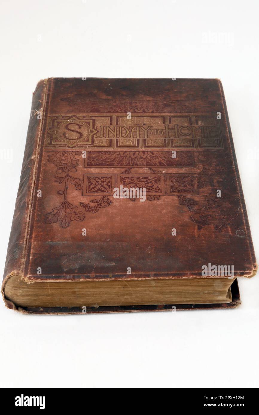 Old Religious Book The Sunday At Home Family Magazine For Sabbath ...