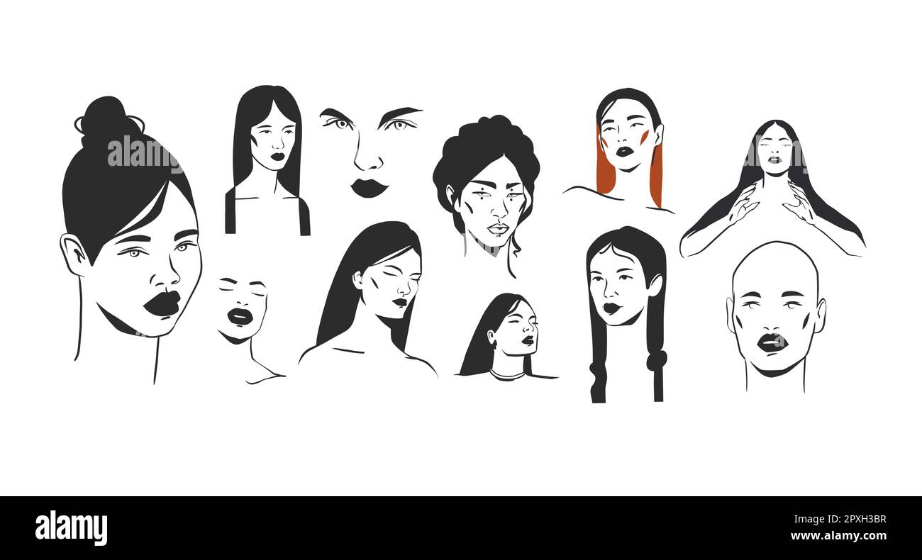 Hand drawn vector abstract outline,graphic,line art magic beautiful ...